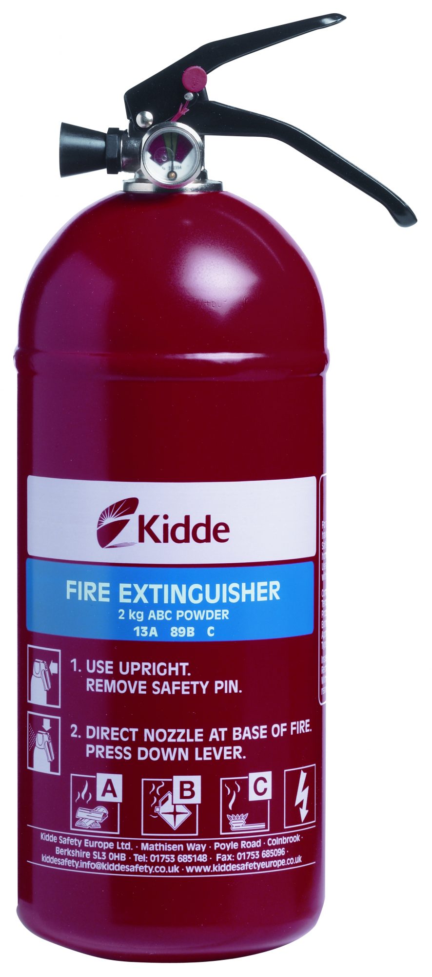 Kidde Fire Extinguisher 2kg - Safety Equipment - Mole Avon