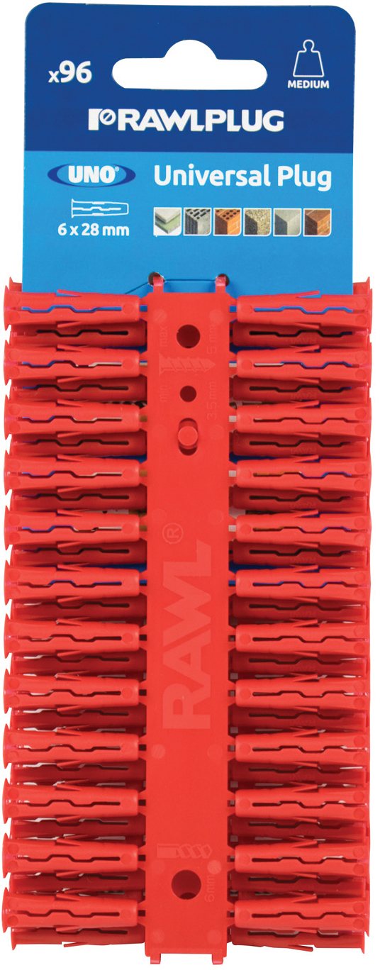 Rawplug Rawlplug Uno 96 Pack Yellow - Screws