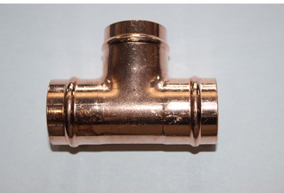 Primaflow KwikPak Solder Ring Equal Tee 15mm 2 Pack - Brassware & Taps