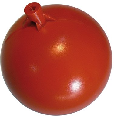 Plastic Float With Brass Insert 4.5" - Floats & Ball Valves