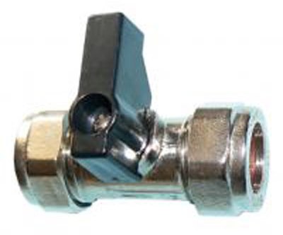 Primaflow KwikPak Isolating Valve 15mm With Handle - Brassware & Taps