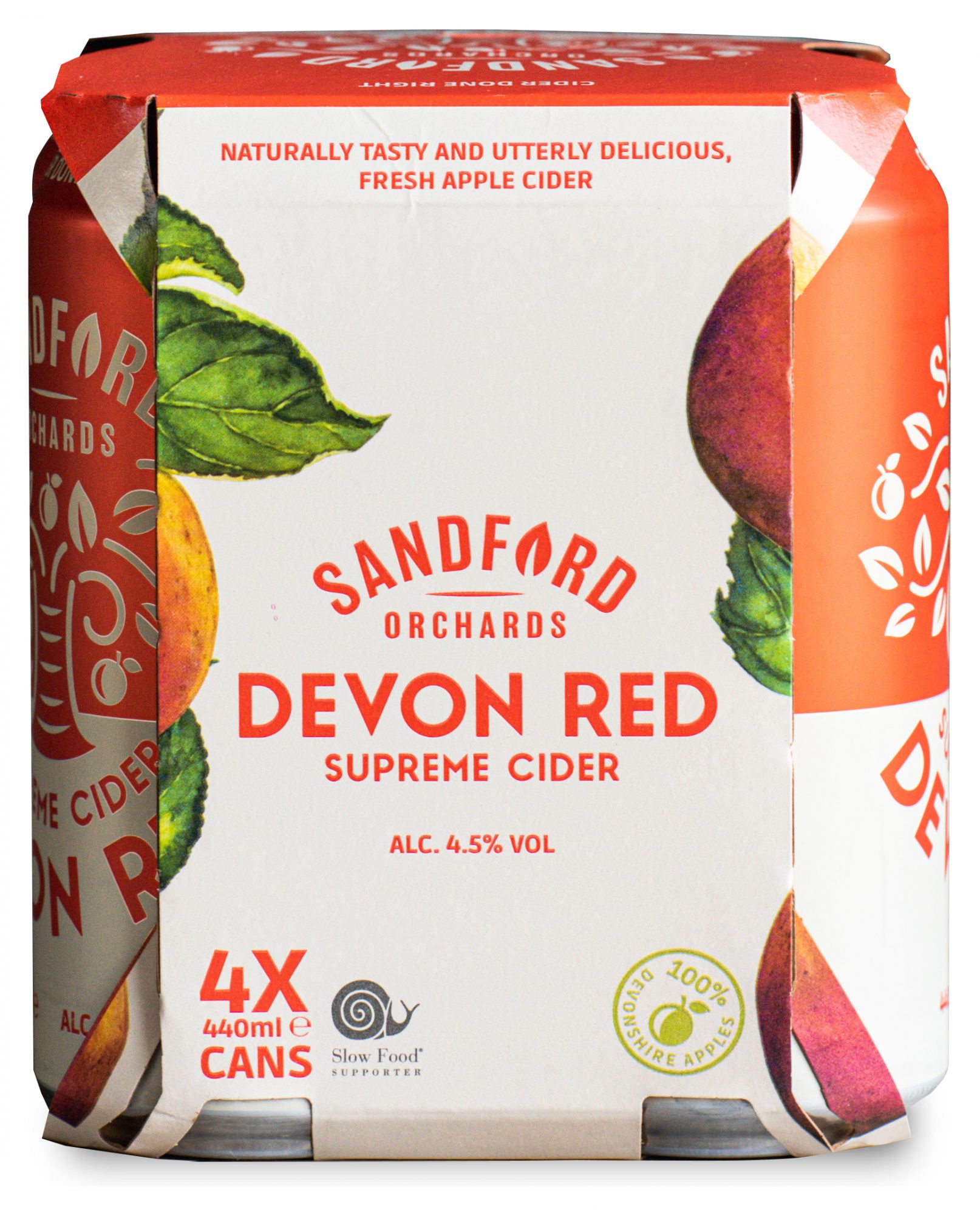 SANDFORD Sandford Orchards Devon Red 440ml 4 Pack - Cider