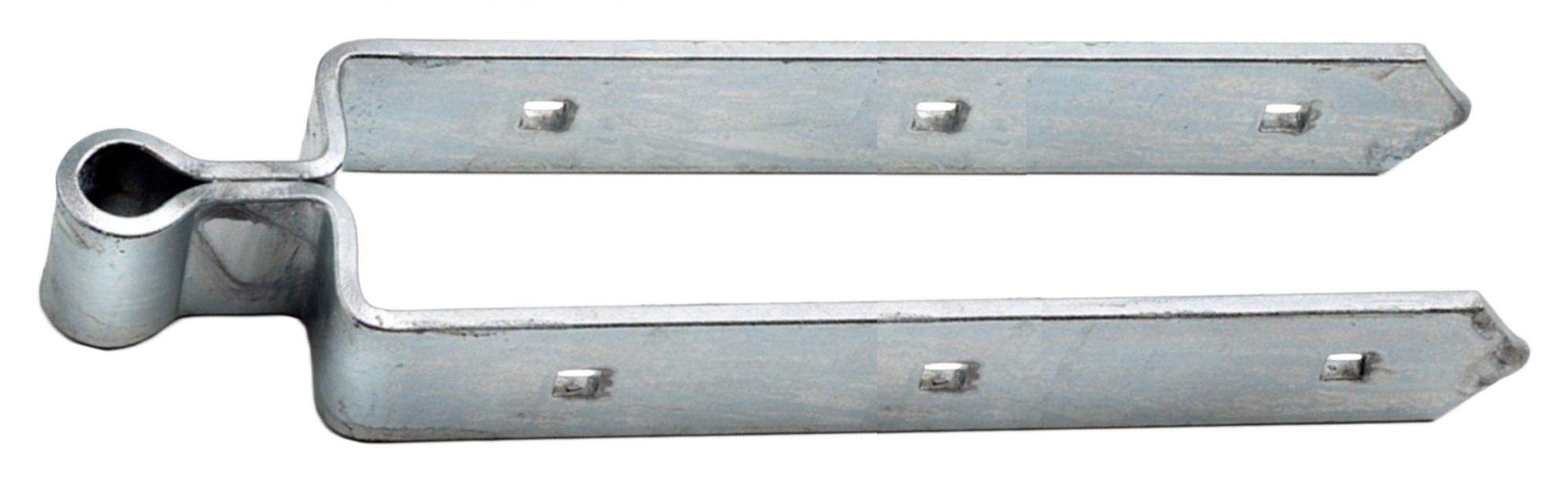 John George Galvanised Double Strap Top Band - Hinges & Brackets - Mole Avon