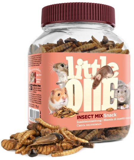 LITTLE Little One Insect Mix Snack 75g - Guinea Pig - Mole Avon