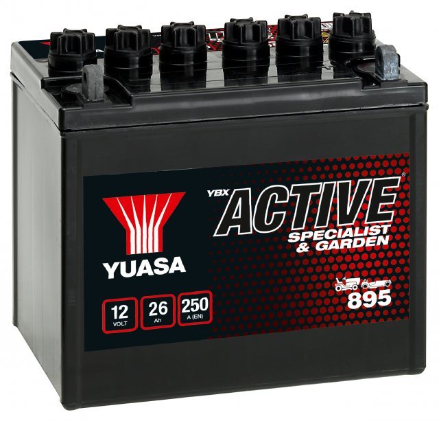 Yuasa Lawnmower Battery 895 - Batteries & Chargers