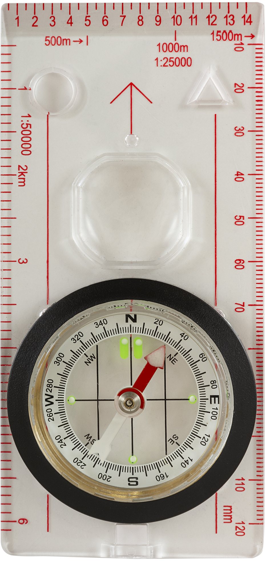Highlander Deluxe Map Compass - Camping Accessories