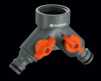 GARDENA Gardena Twin Tap Connector - Hoses & Accessories - Mole Avon