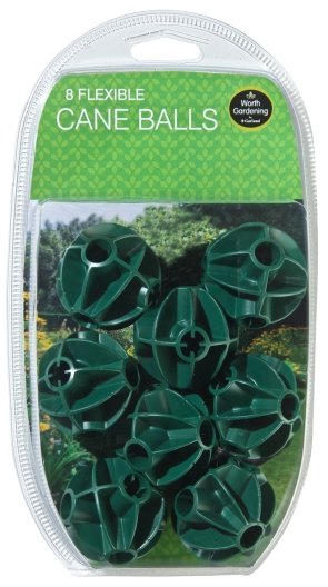 Flexible Cane Balls 8 Pack - Wire, String & Ties - Mole Avon