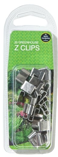 Greenhouse Z Clips 25 Pack - Greenhouses - Mole Avon