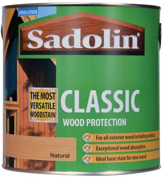 SADOLIN Sadolin Classic Woodstain Teak 2.5L - Wood Paints