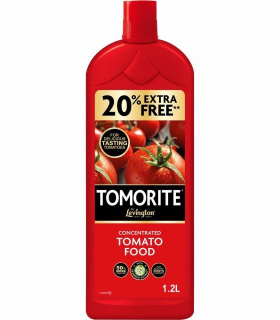 TOMORITE Levington Tomorite Tomato Food 1.2L - Buy Fertilisers & Plant ...