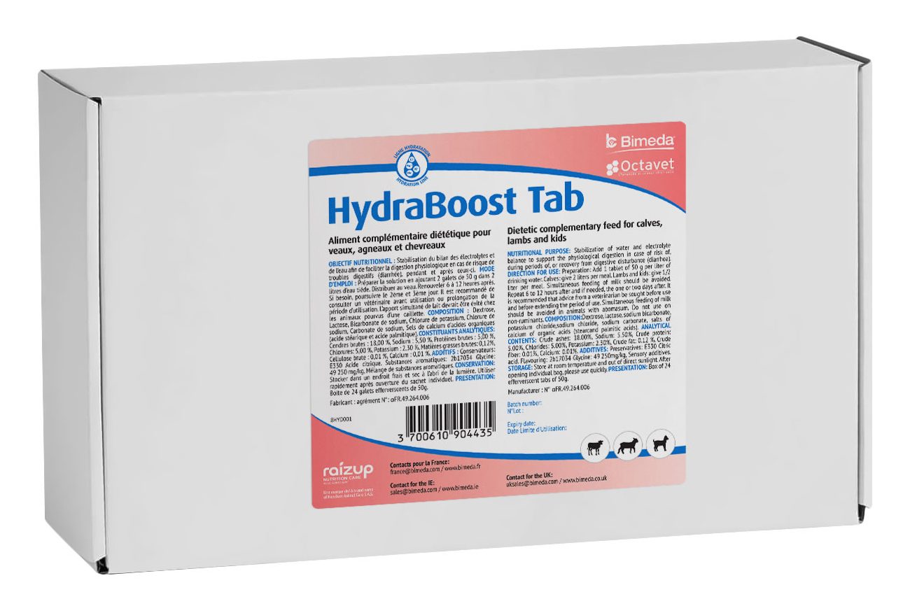 Bimeda Hydraboost Tablet 24 Pack - Scours & Colostrum