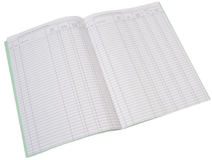 VAT Record Book - Cattle Handling