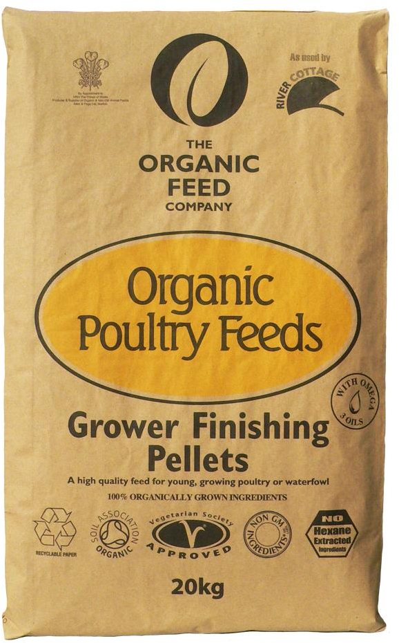 A&P Organic Grower Pellets 20kg - Poultry Feeds