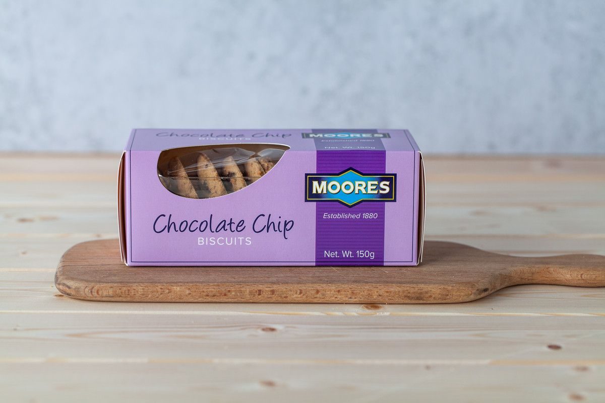MOORES Moores Chocolate Chip Biscuits 150g - Biscuits & Cakes