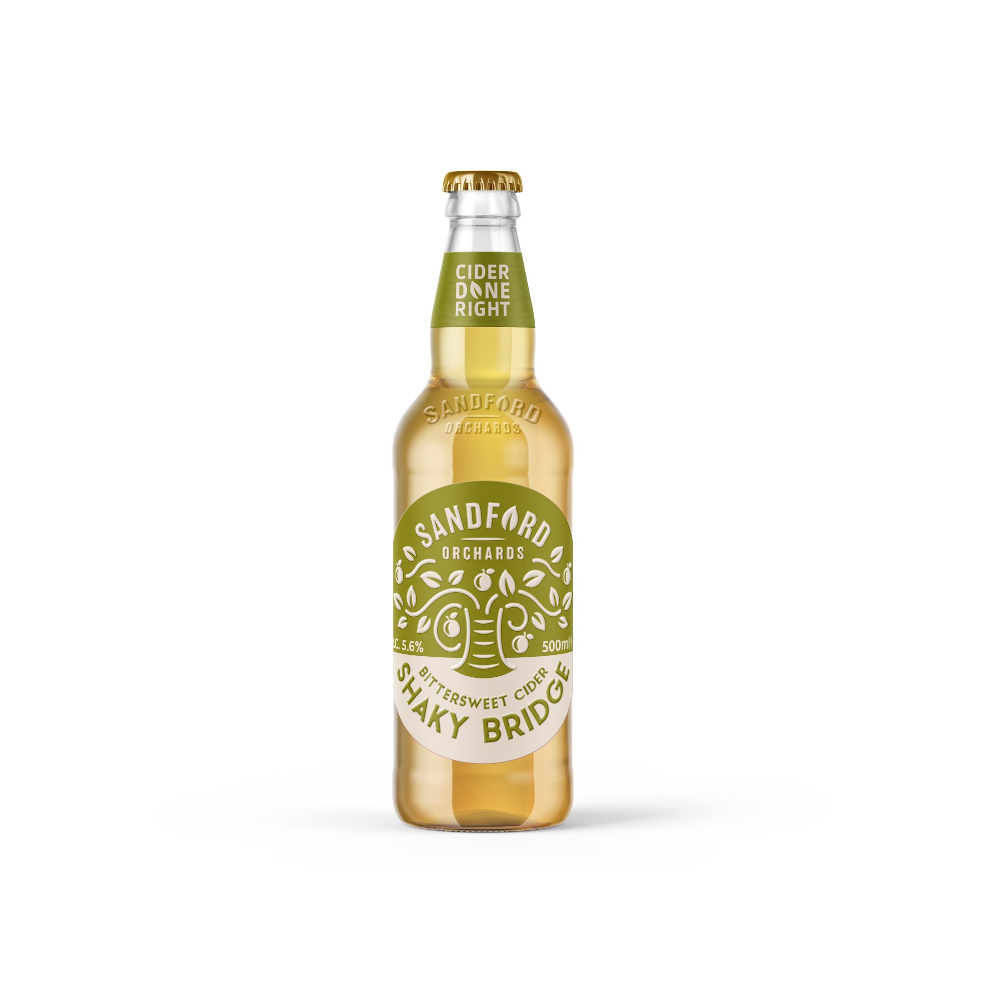 SANDFORD Sandford Orchards Shaky Bridge Cider 500ml - Cider