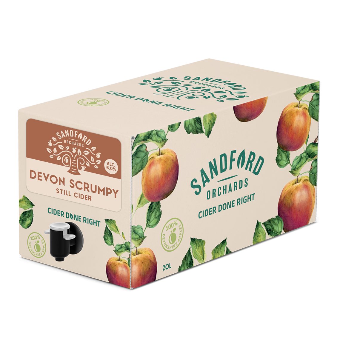 SANDFORD Sandford Orchards Devon Scrumpy Cider 500ml 6% - Cider - Mole Avon