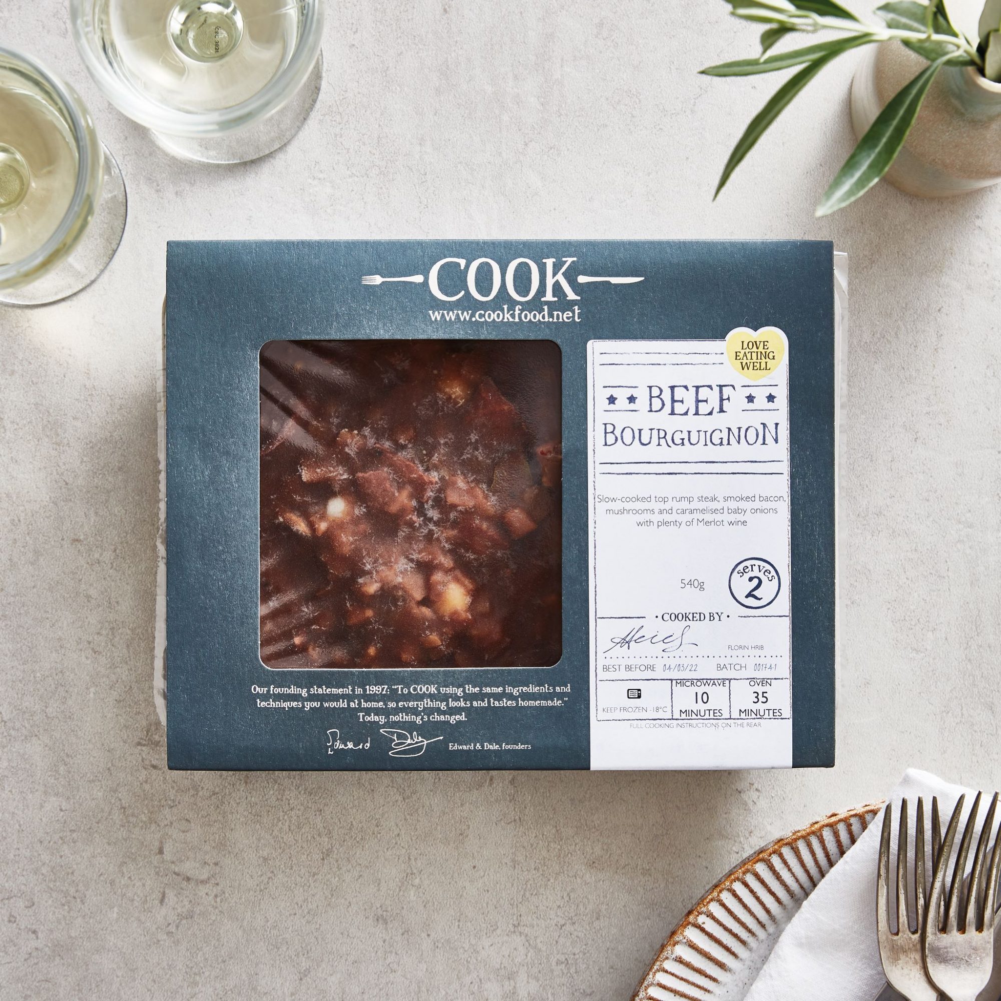 Cook Beef Bourguignon Frozen Meal - Ready Meals