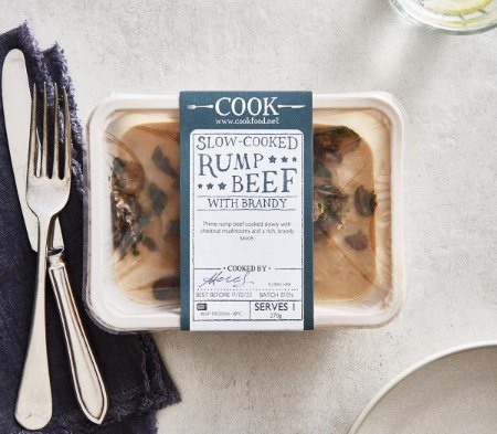 Cook Slow Cooked Beef Rump With Brandy Frozen Meal - Ready Meals