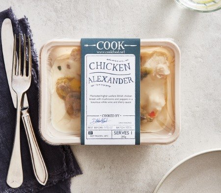Cook Chicken Alexander Frozen Meal - Ready Meals