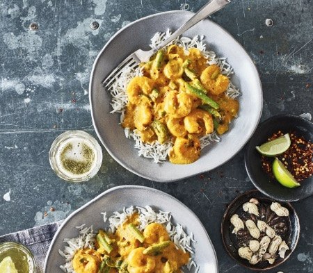 Cook Yellow Thai Prawn Curry Frozen Meal - Ready Meals