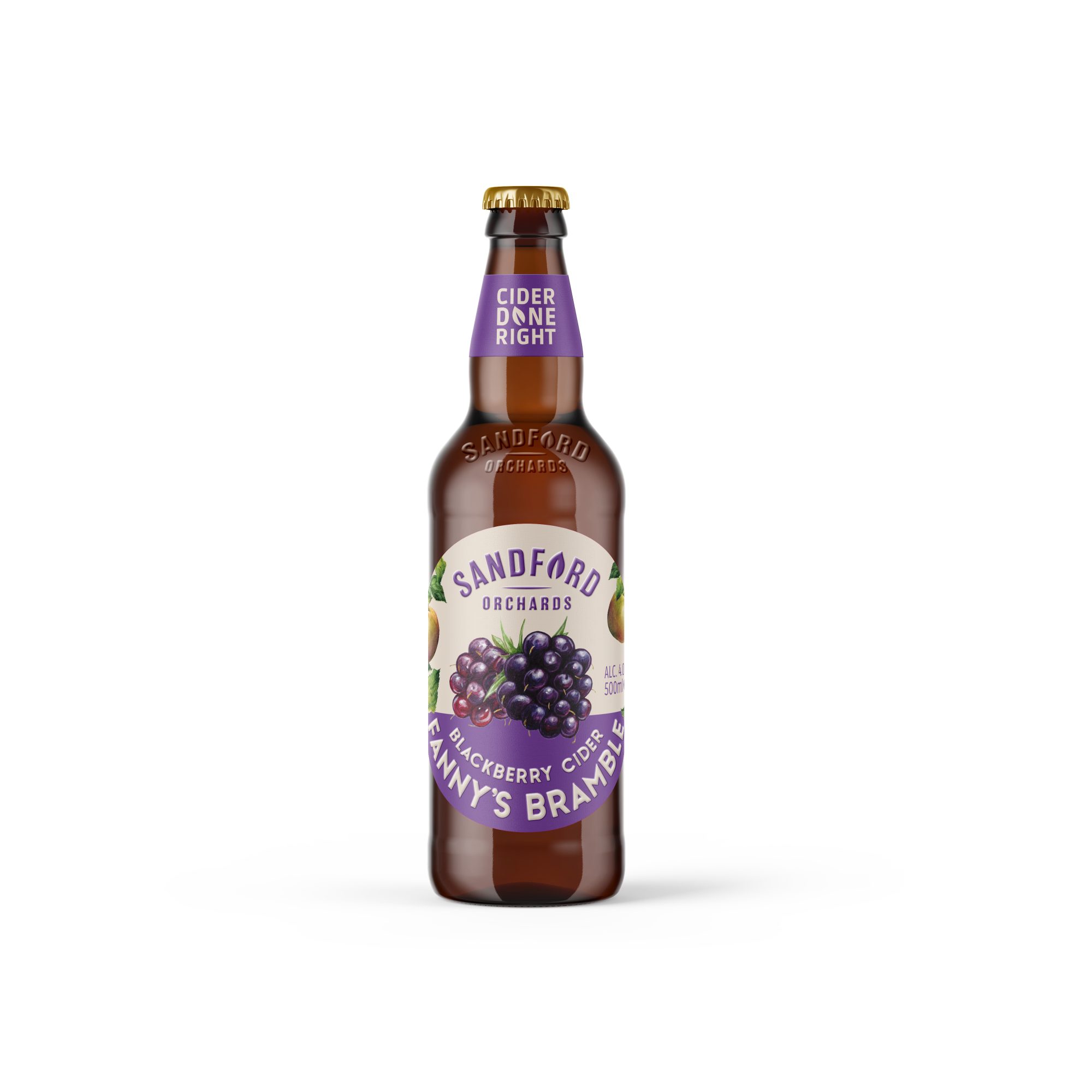 Sandford Orchards Fanny's Bramble Cider 500ml 4% - Cider
