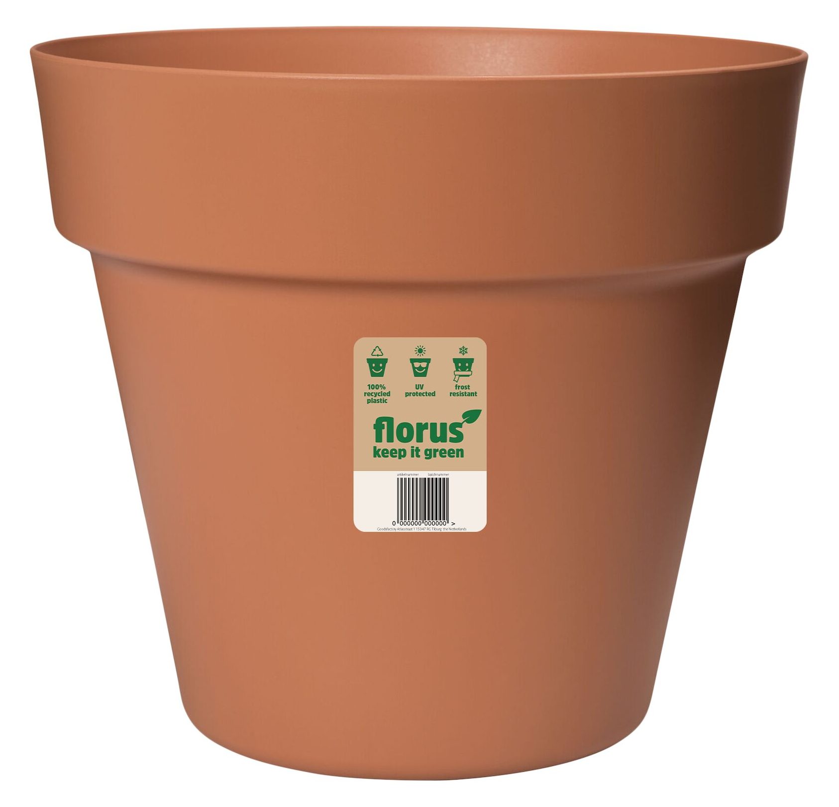 Florus Paris Pot Terracotta 30cm - Outdoor Pots