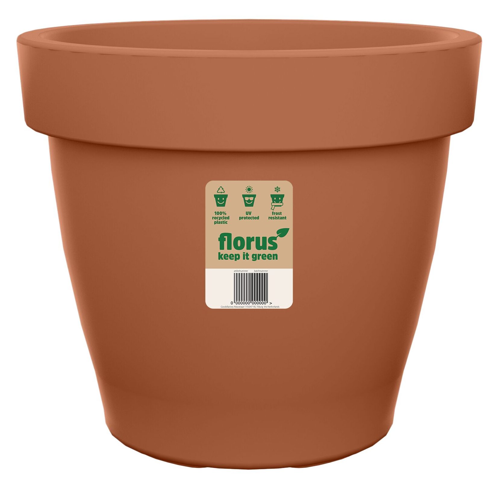 Florus Mood Campana Pot Terracotta 30cm - Outdoor Pots