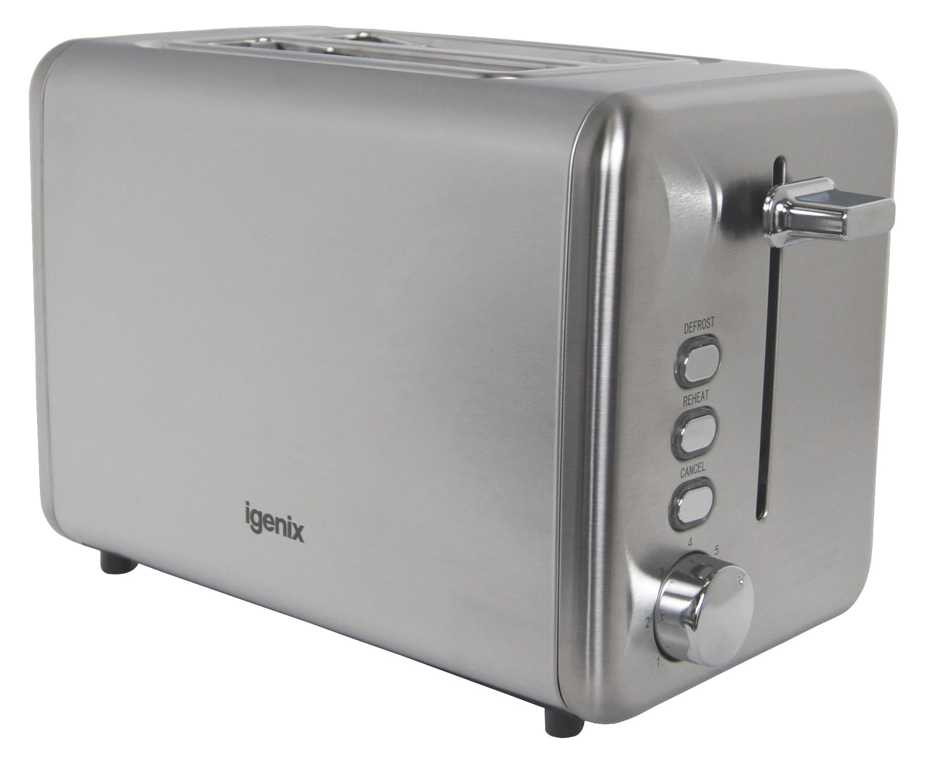 IGENIX Igenix 2 Slice Toaster Brushed Stainless Steel - Kettles ...