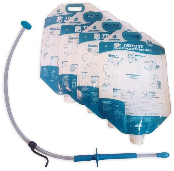 Trusti Colostrum Bag 4 Pack - Colostrum & Feeding Equipment