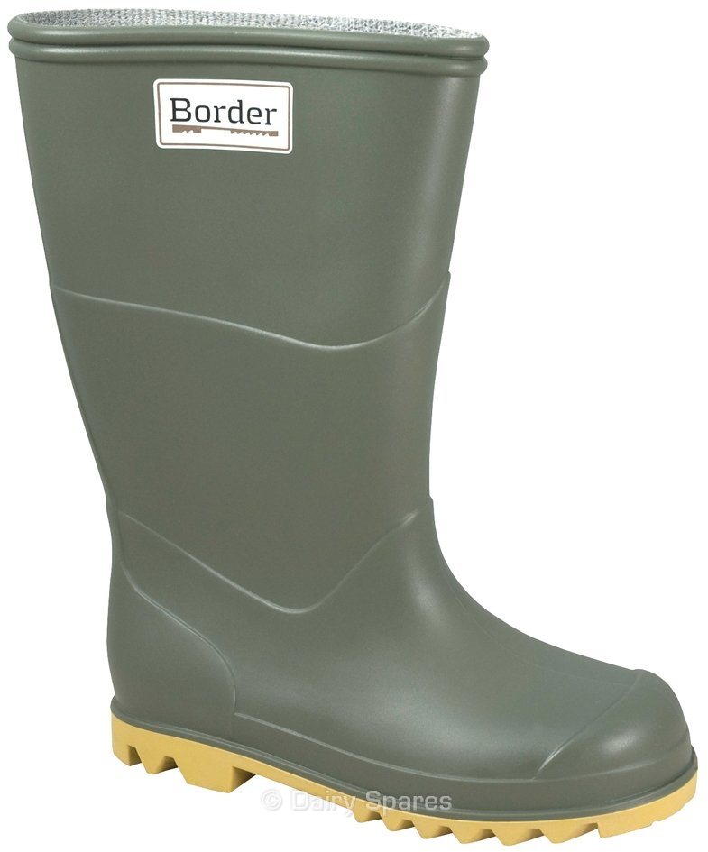 Border Kids Wellington Green - Wellingtons