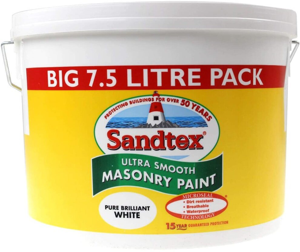 Sandtex Masonry Paint 7.5L - Exterior Paints