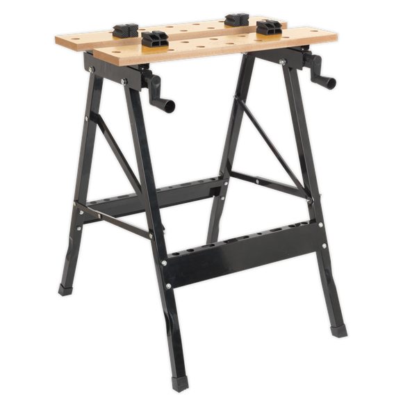 Sealey Folding Workbench 235mm - Buckets & Storage