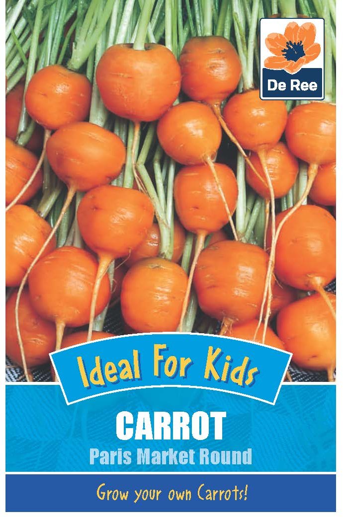 De Ree Carrot Paris Market Round Seeds - Root Vegetables