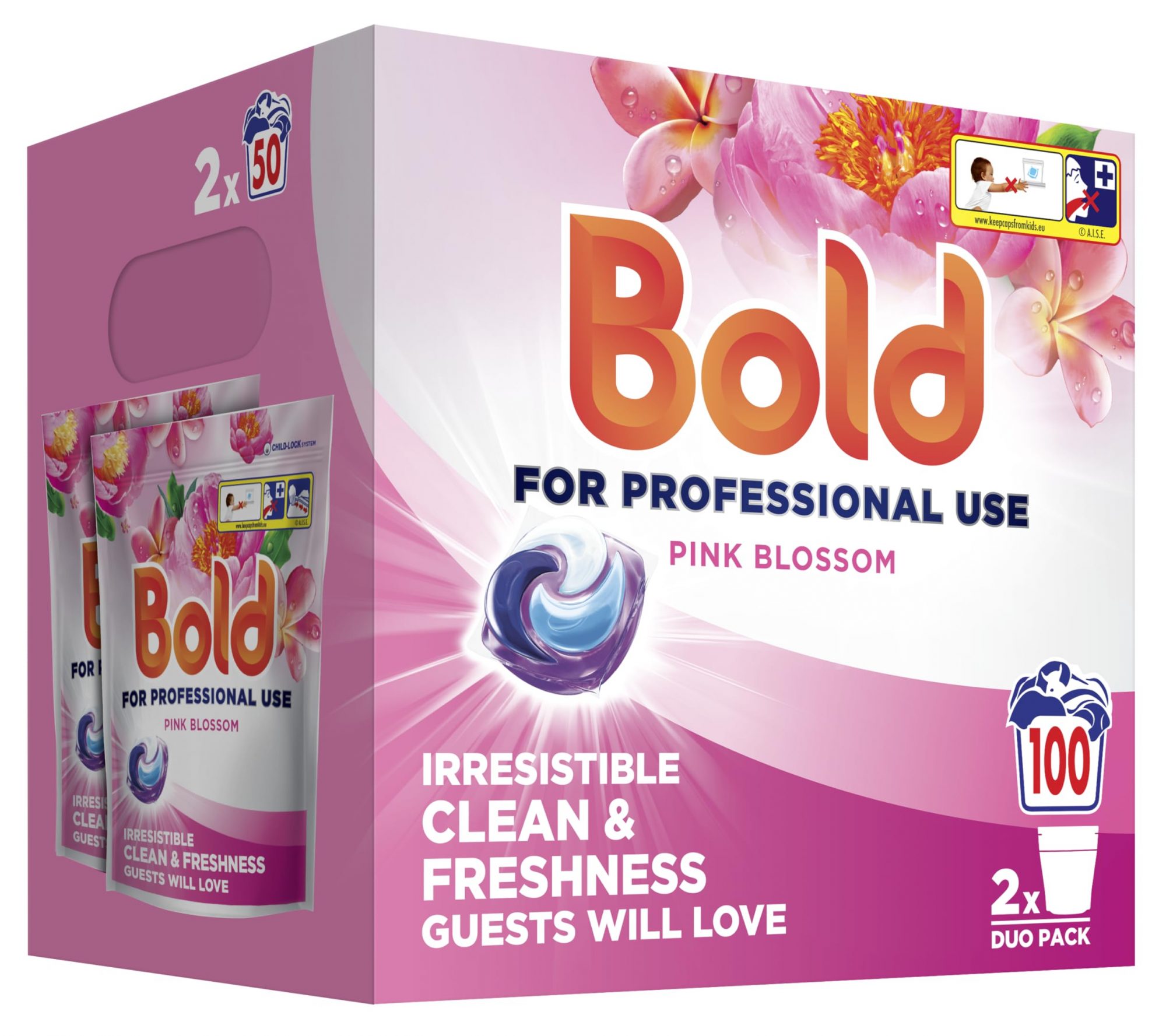 Bold All In 1 Liquid Pods 2 x 50 Pack - Washing Products