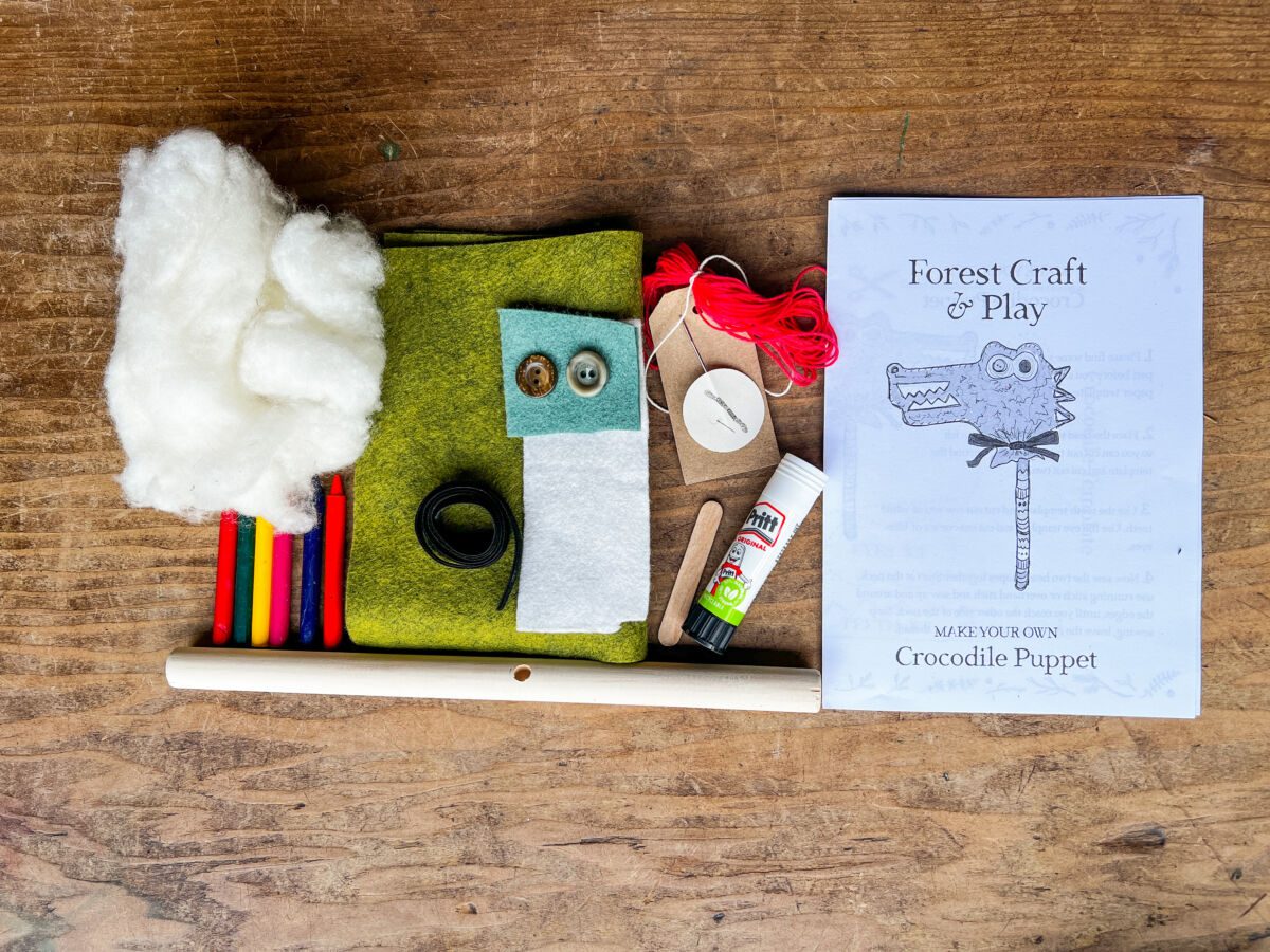 FORESTCR Kids Crocodile Puppet Craft Kit - Arts & Crafts