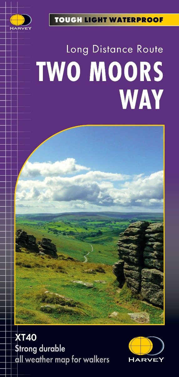 Two Moors Way XT40 Map Map - Maps