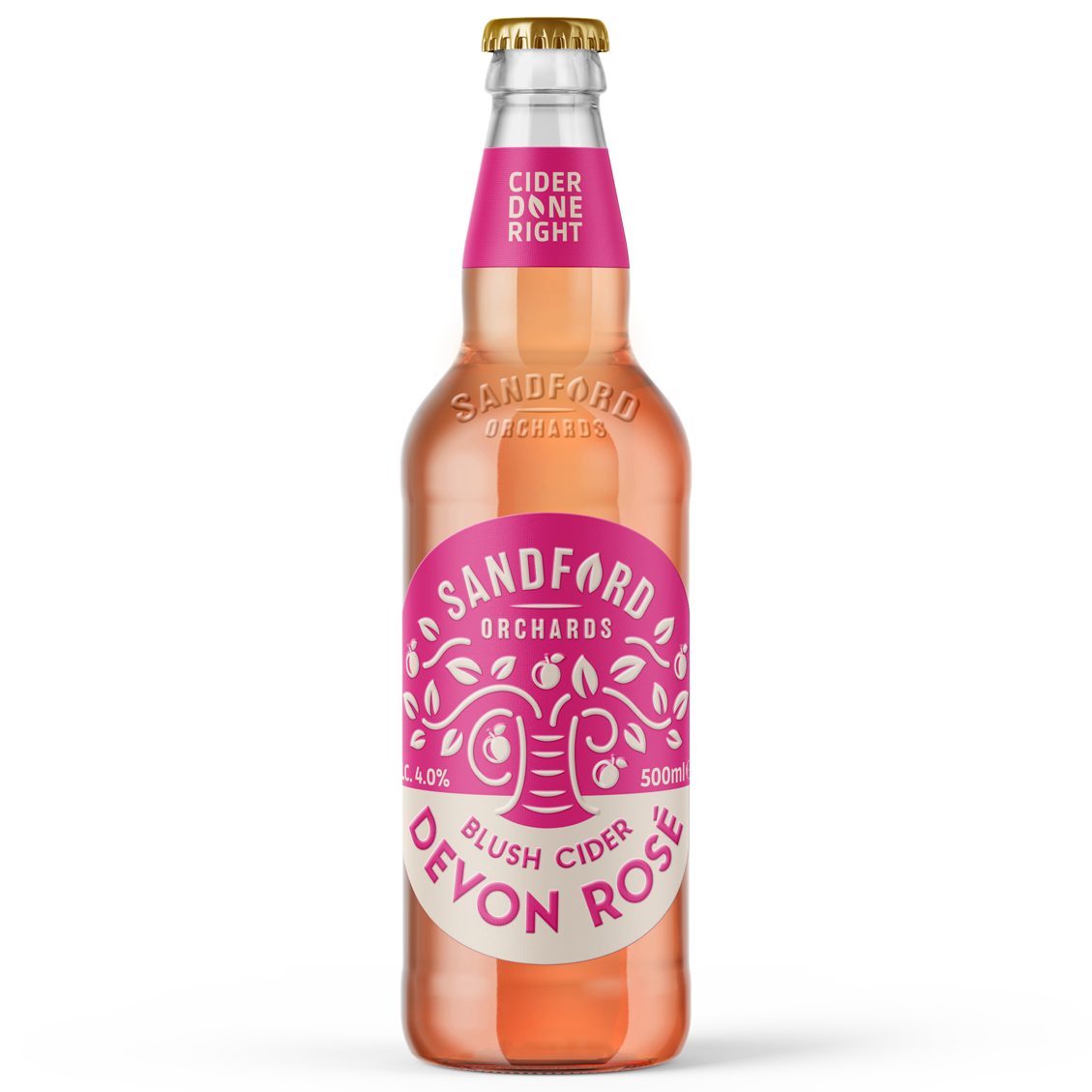 SANDFORD Sandford Orchards Devon Rose Cider 500ml - Cider