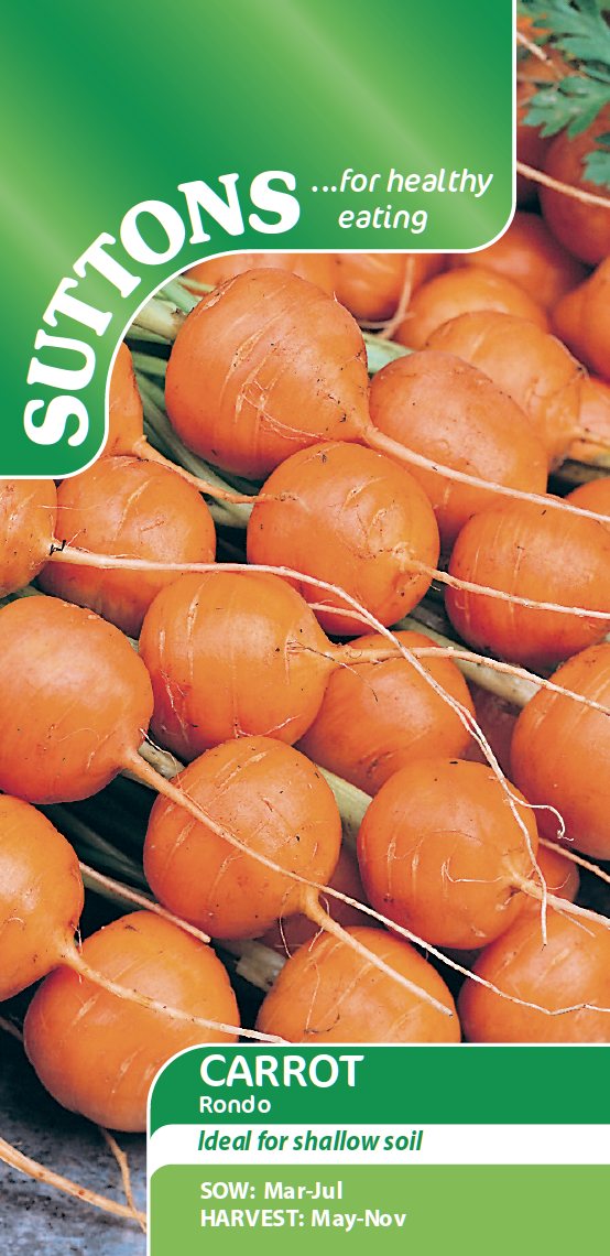 SUTTONS Suttons Carrot Rondo Seeds - Root Vegetables