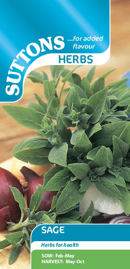 SUTTONS Suttons Sage Seeds - Herbs - Mole Avon