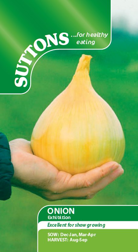 SUTTONS Onion Exhibition Seeds - Leeks & Onions