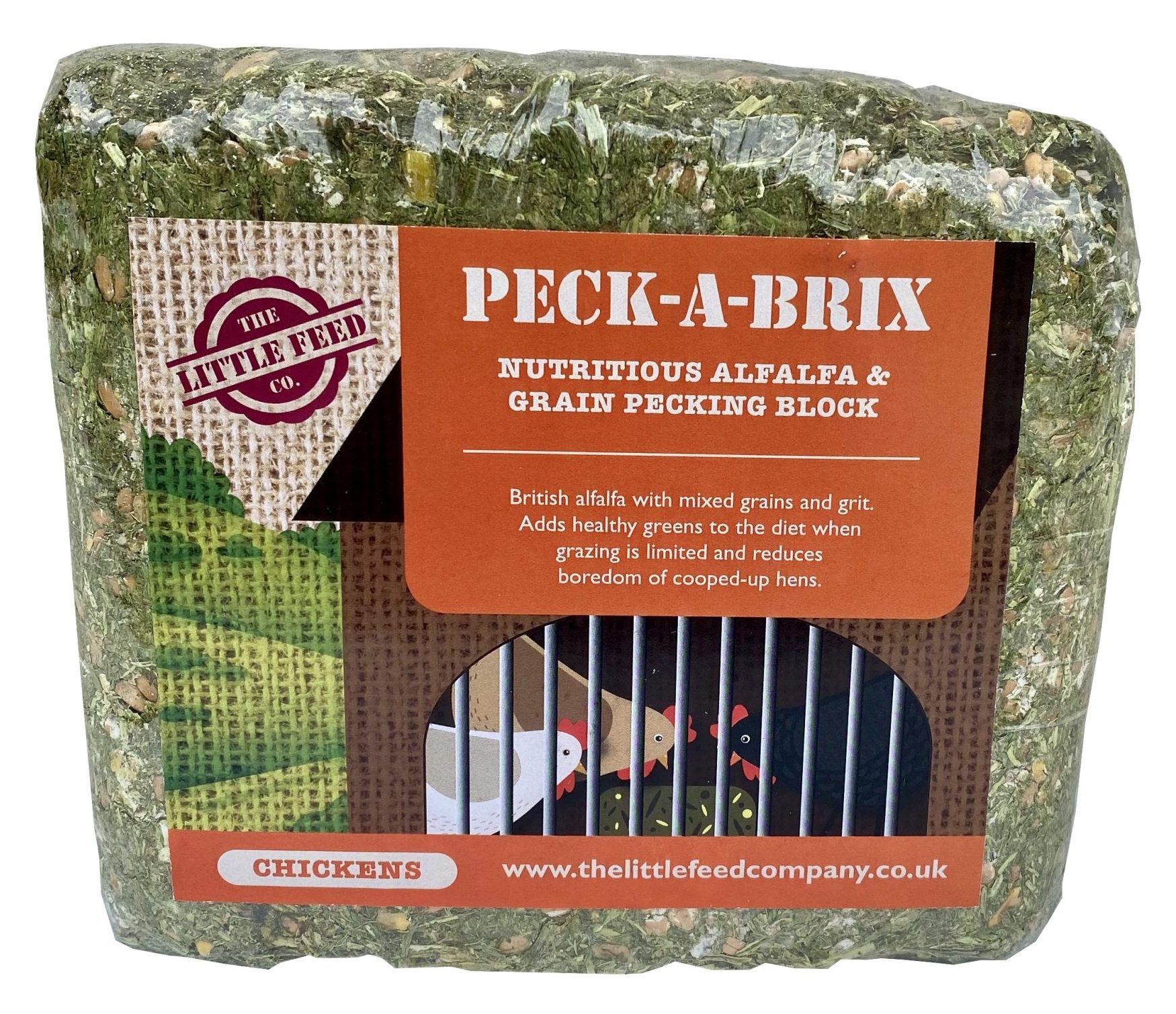Little Feed Co Peck-A-Brix Block 1.25kg - Supplements & Treats