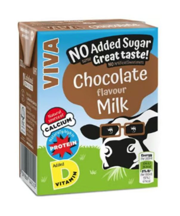 VIVA Viva Chocolate Milk Carton 200ml - Soft Drinks