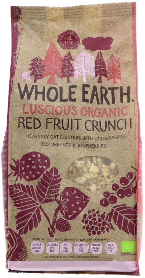 WHOLEART Whole Earth Red Fruit Crunch 450g - Cereals
