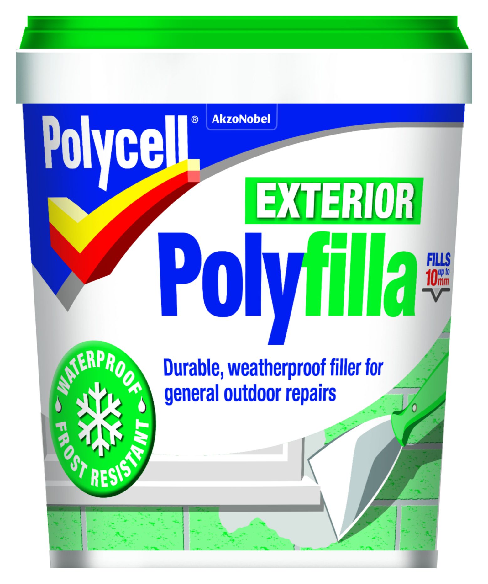 Polycell Exterior Polyfilla 1kg - Sealants & Fillers