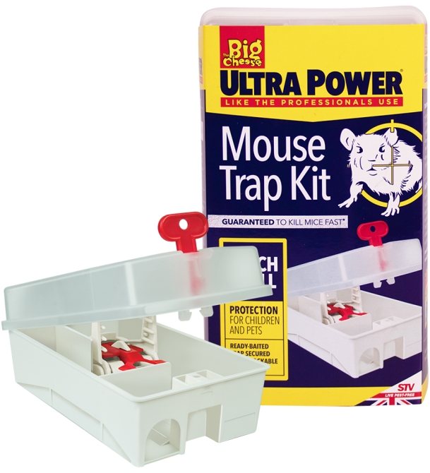 The Big Cheese Ultra Power Mouse Trap Kit - Rodent Traps