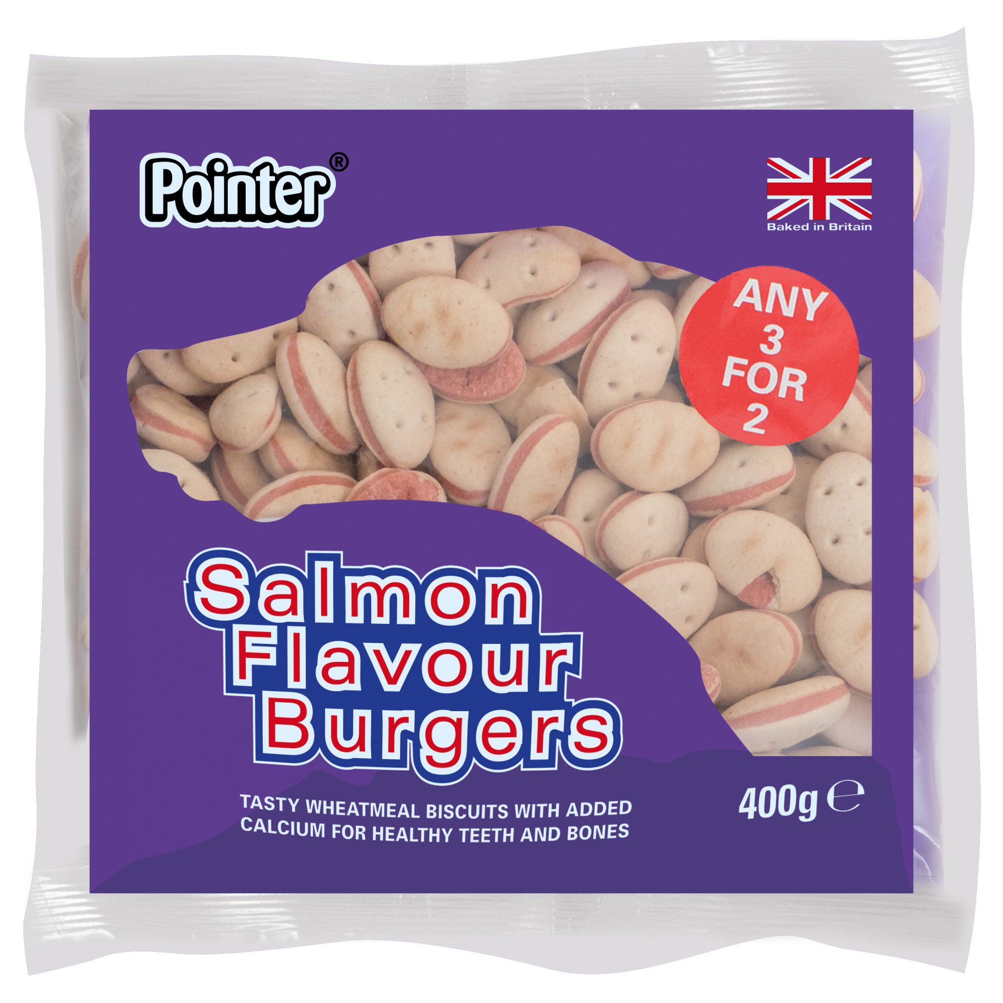 POINTER Pointer Salmon Burgers 400g - Biscuits - Mole Avon