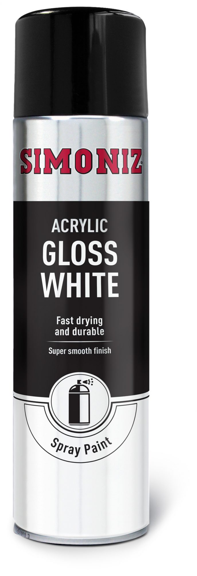 Simoniz Acrylic Spray Paint 500ml Gloss White - Paint