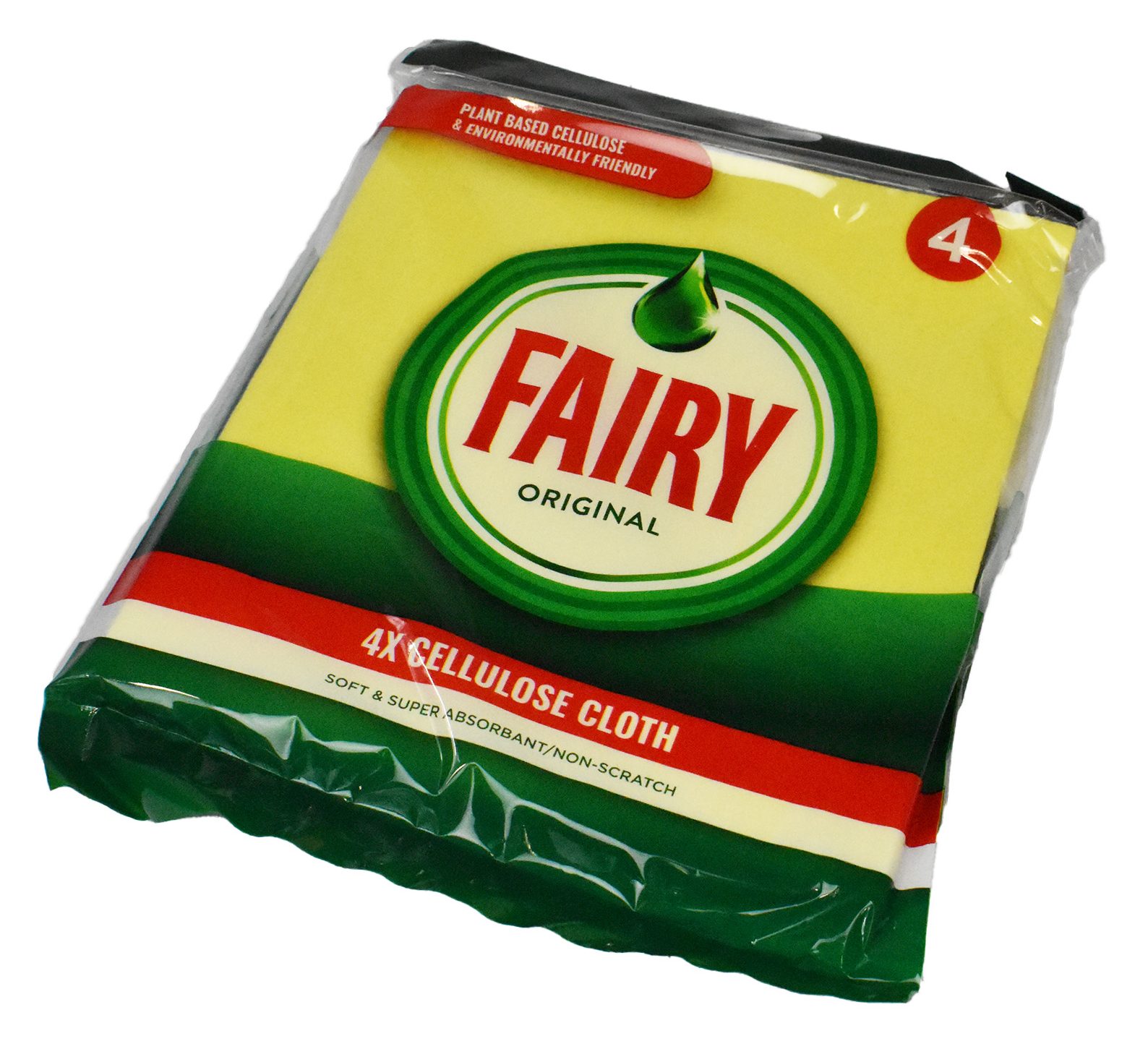Fairy Cellulose Cloths 4 Pack - Cloths & Sponges