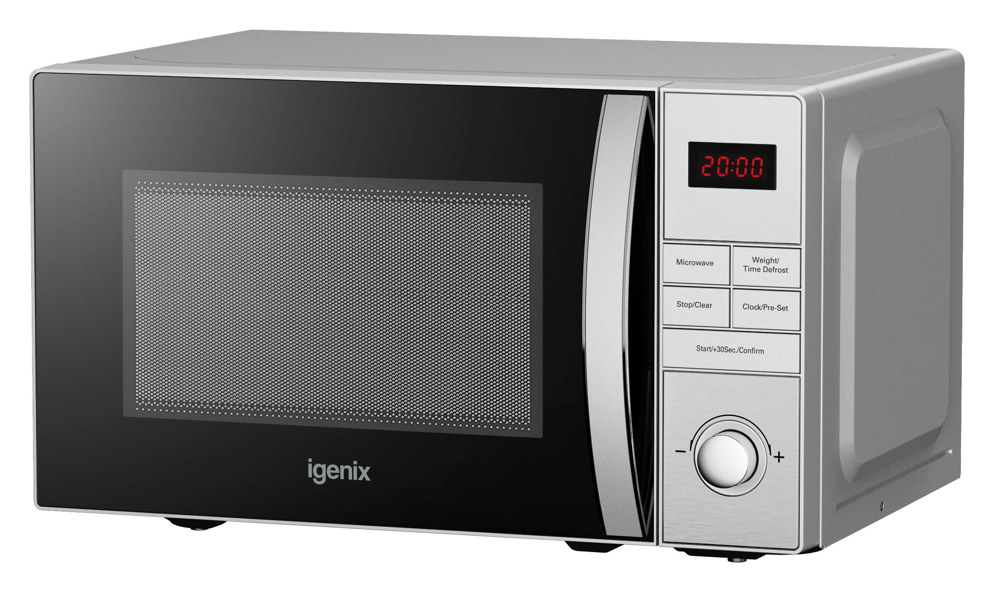 IGENIX Igenix Digital Microwave Stainless Steel 800w 20L - Microwaves ... IGENIX Igenix Digital Microwave Stainless Steel 800w 20L - Microwaves ...